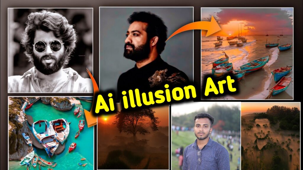 Ai illusion Photo Editing | Viral Art Photo Editing | Ai illusion Tools ...